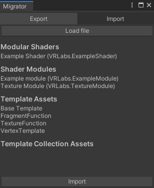 Migrating Assets | Modular Shader System Documentation